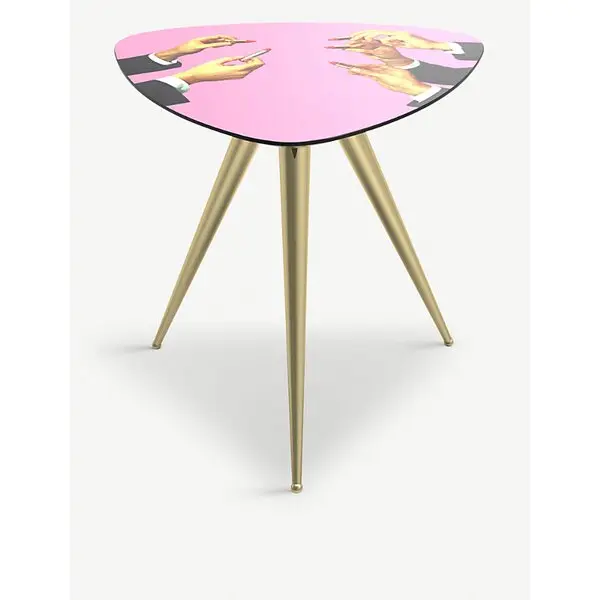 SELETTI Lipsticks Wooden Side Table 48cm - One-color