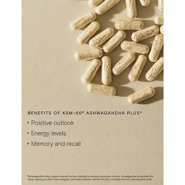 WILD NUTRITION Ksm-66 Ashwagandha Plus Supplements 60 Capsules