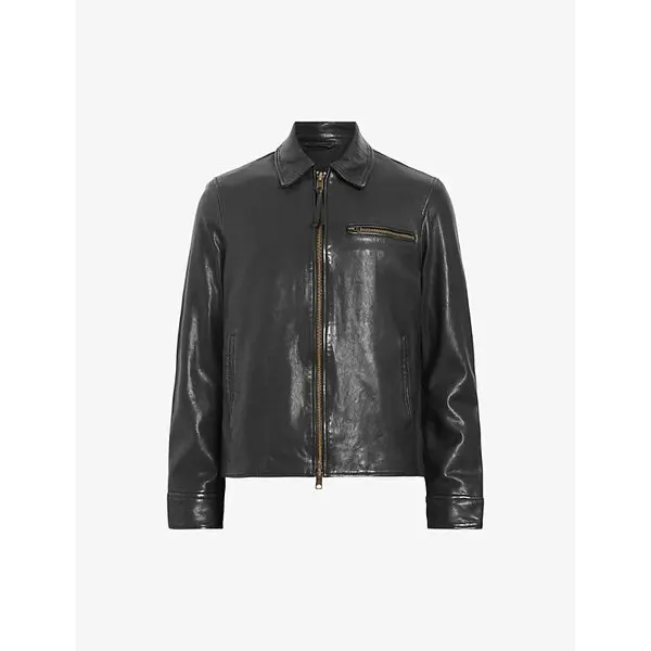 ALLSAINTS Miller Regular-fit Leather Jacket