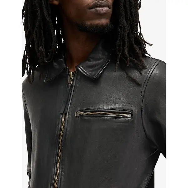 ALLSAINTS Miller Regular-fit Leather Jacket