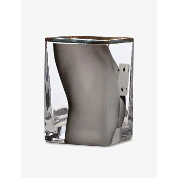 SELETTI Wears Toiletpaper Two Of Spades Glass Vase 14cm - One-color