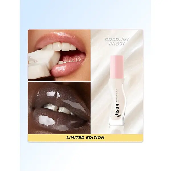 GISOU Honey Infused Limited-edition Lip Oil - Coconut Frost
