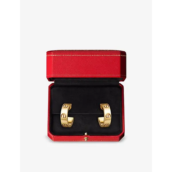 Cartier Love 18ct Yellow Gold Hoop Earrings
