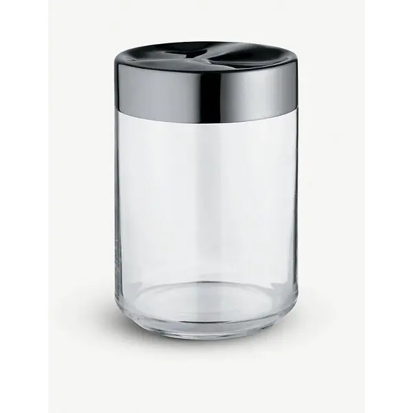 ALESSI Julieta Glass And Stainless Steel Jar 15.8cm - Nocolor