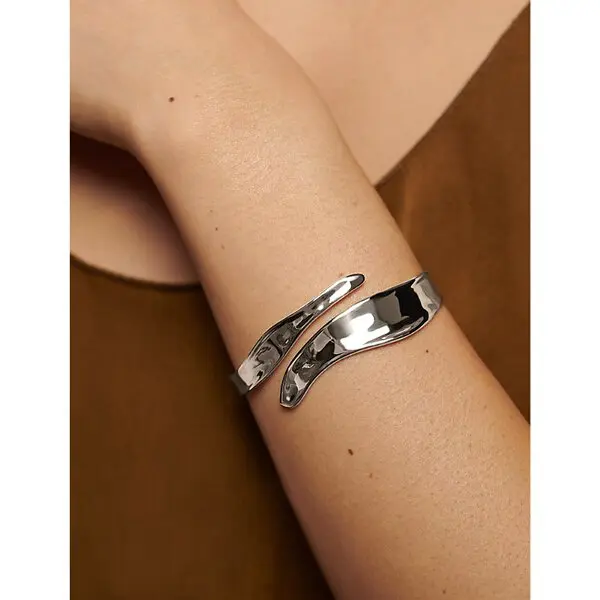 Monica Vinader Wave Wrap Sterling-silver Cuff