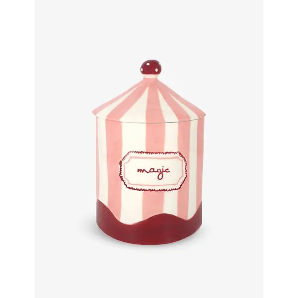 LAETITIA ROUGET Magic Box Hand-painted Ceramic Storage Jar 22cm - One-color