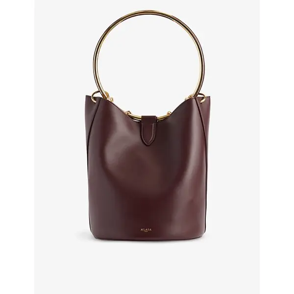 Alaïa Ring Leather Shoulder Bag