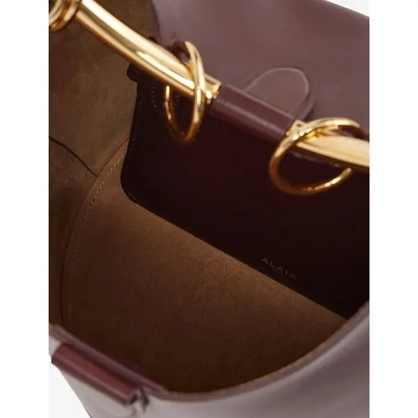 Alaïa Ring Leather Shoulder Bag