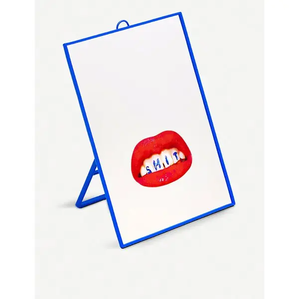 SELETTI Toiletpaper Sh*t Printed Mirror 23cm X 18cm