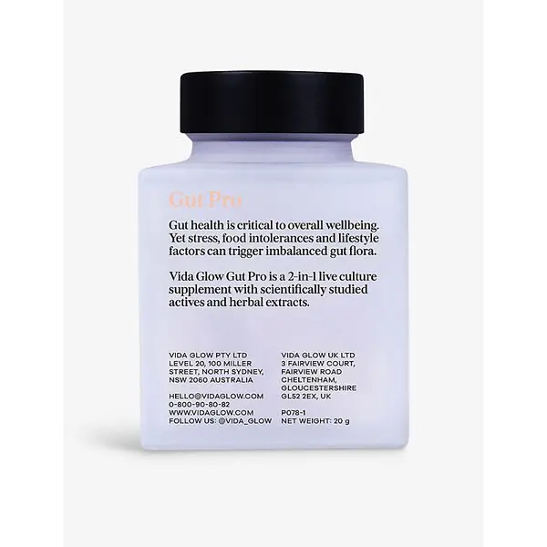 VIDA GLOW Gut Pro Supplements 30 Capsules