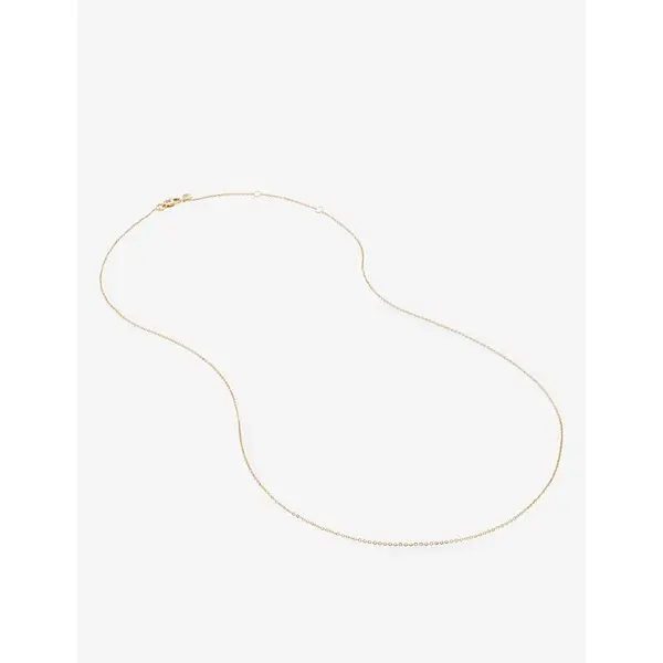 Monica Vinader 14ct Yellow-gold Chain Necklace - Yellow Gold