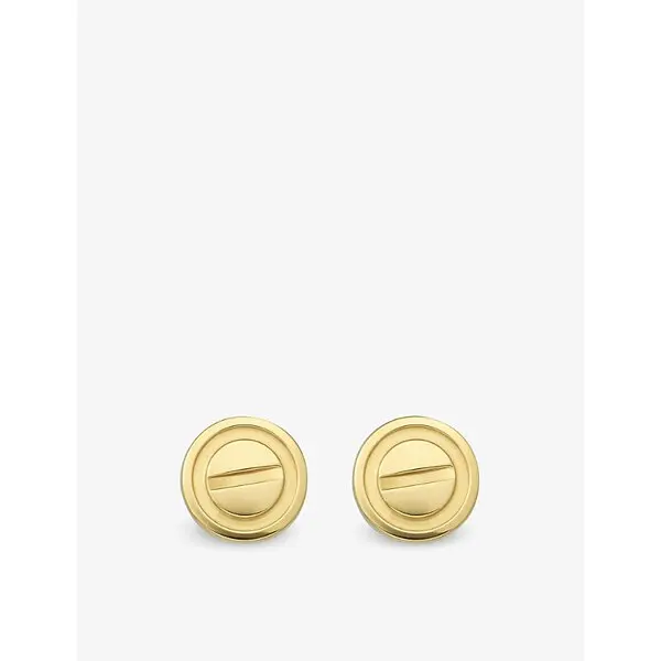 CARTIER Love 18ct Yellow Gold Stud Earrings - One-color