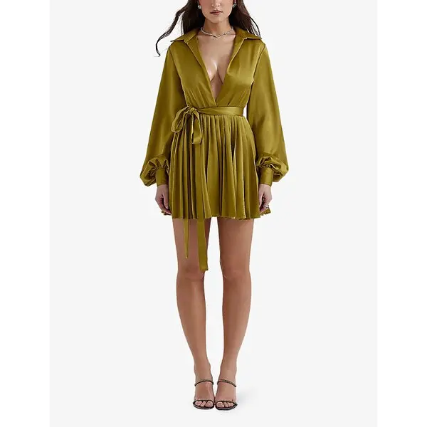house of cb shirt dress House of CB - Maddalena Dress - White