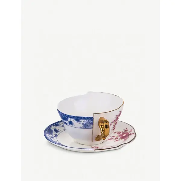 SELETTI Zenobia Hybrid Porcelain Teacup And Saucer - One-color