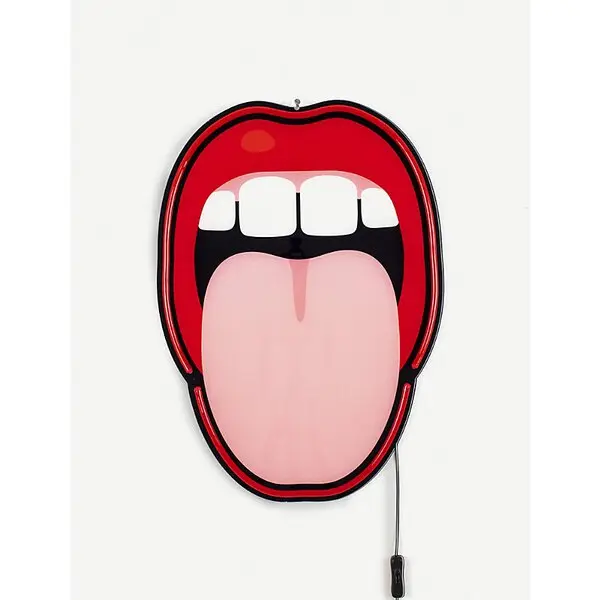 SELETTI Studio Job Blow Tongue Neon Wall Lamp - None