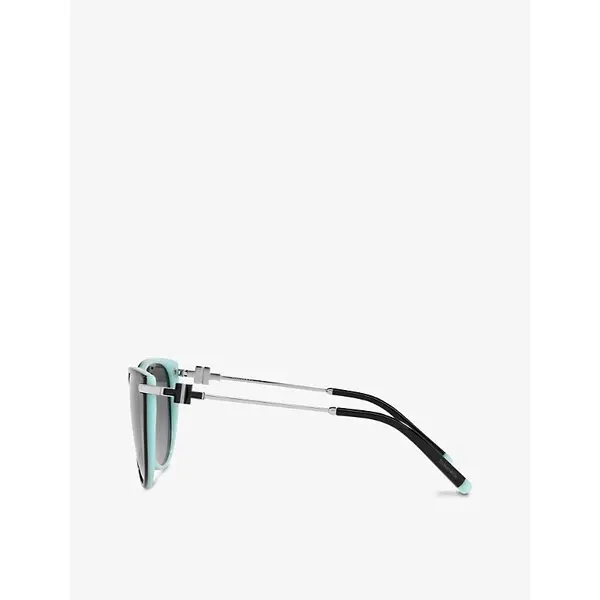 Tiffany & Co. Cat Eye-frame Acetate Sunglasses - Black