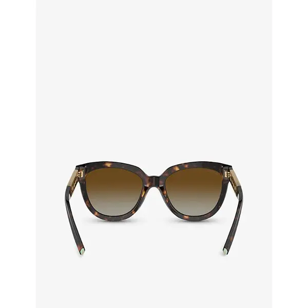 Tiffany & Co. Tf4215 Cat-eye Sunglasses - Brown