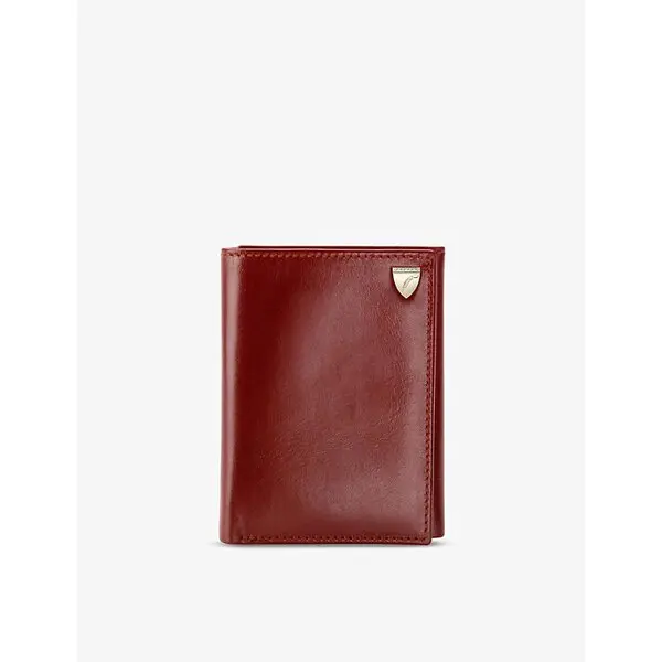 ASPINAL OF LONDON Logo-embellished Leather Trifold Wallet - Brown