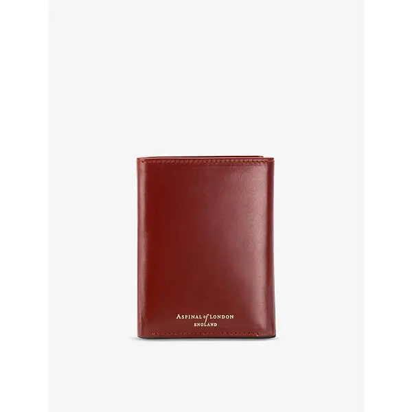 ASPINAL OF LONDON Logo-embellished Leather Trifold Wallet