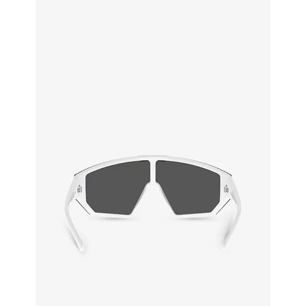 Versace Ve4461 Irregular-frame Sunglasses - White