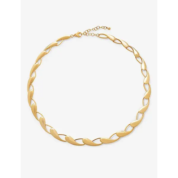 Monica Vinader Nura Yellow-gold Plated Vermeil Choker - Yellow Gold