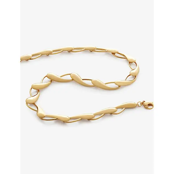 Monica Vinader Nura Yellow-gold Plated Vermeil Choker - Yellow Gold