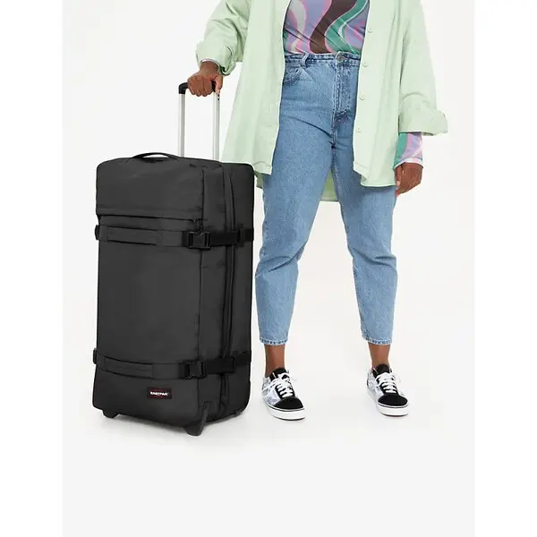 EASTPAK Transit'r Large Woven Suitcase - Black