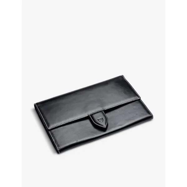 ASPINAL OF LONDON Deluxe Logo-embossed Leather Travel Wallet
