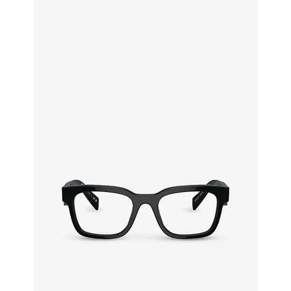 Prada Pra10v Square Eyeglasses - Black