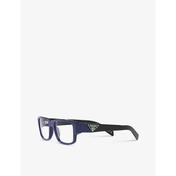 Prada Rectangle-frame Acetate Optical Glasses