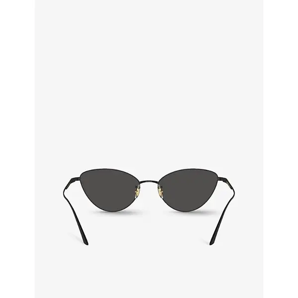 Oliver Spencer Ov1328s 1998c Butterfly-frame Sunglasses - Black