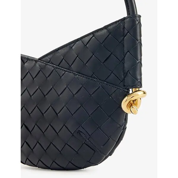 Bottega Veneta Knot Leather Shoulder Bag