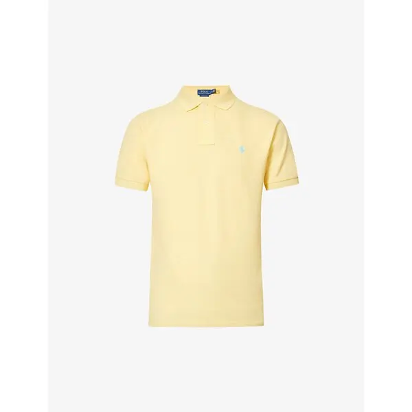 Polo Ralph Lauren Logo-embroidered Cotton-piqué Polo Shirt - Empire Yellow