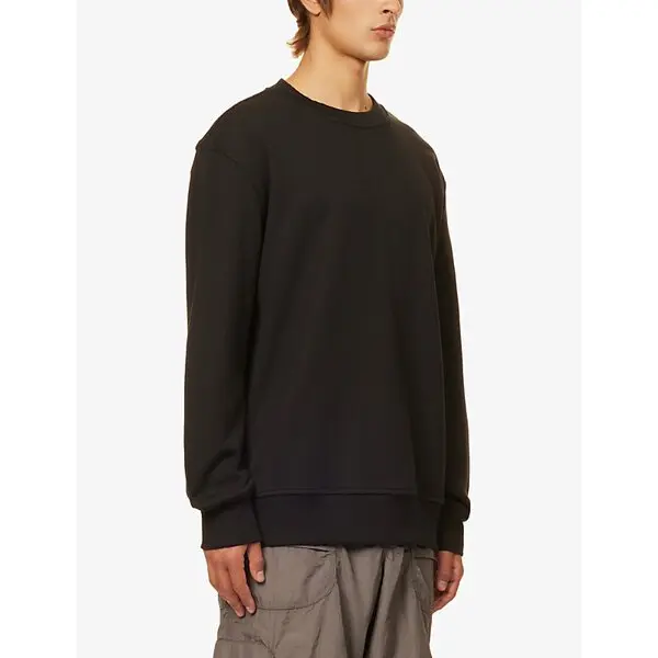 Moose Knuckles Brand-motif Cotton-jersey Sweatshirt
