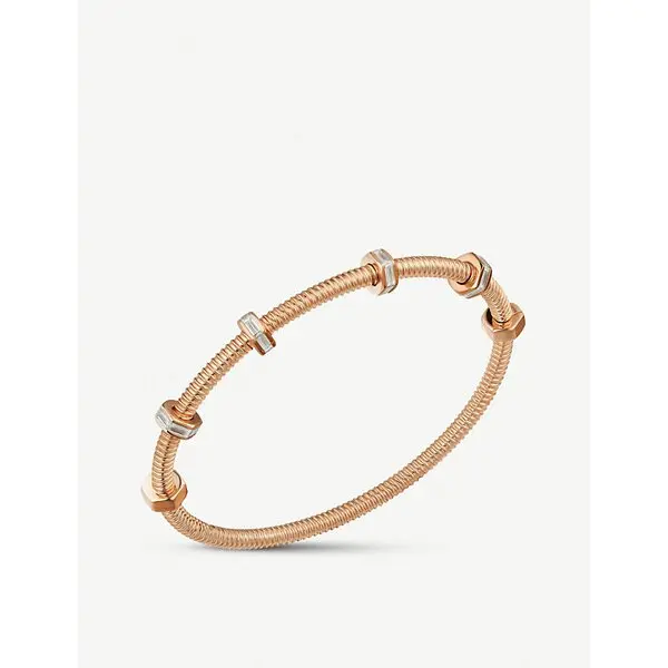 CARTIER Crou De 18ct Rose-gold And Diamond Bracelet - Rose Gold