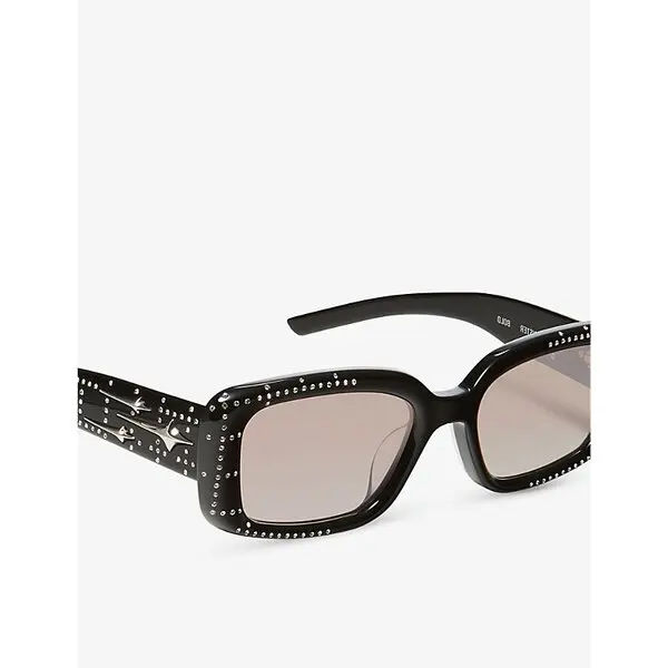 Gentle Monster Antena.C 01 Crystal-Embellished Rectangle-Frame