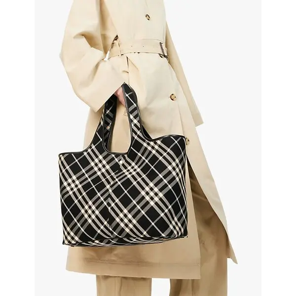 Burberry Check Medium Cotton Tote
