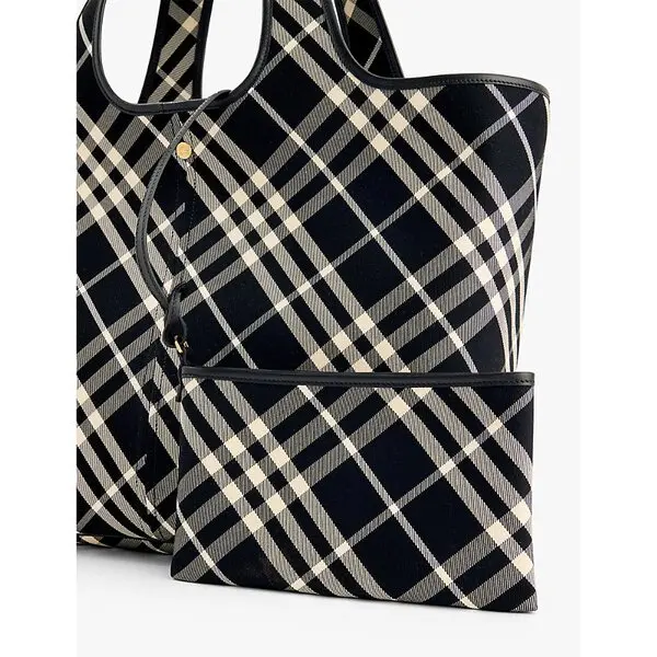 Burberry Check Medium Cotton Tote