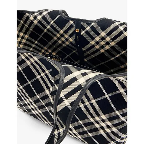 Burberry Check Medium Cotton Tote