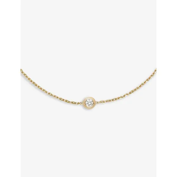 Cartier D'amour Extra Small 18ct Yellow Gold And Diamond Bracelet