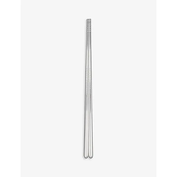 Christofle Mood Brand-engraved Silver-plated Metal Chopsticks - One-color