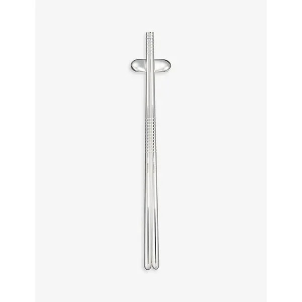 Christofle Mood Brand-engraved Silver-plated Metal Chopsticks