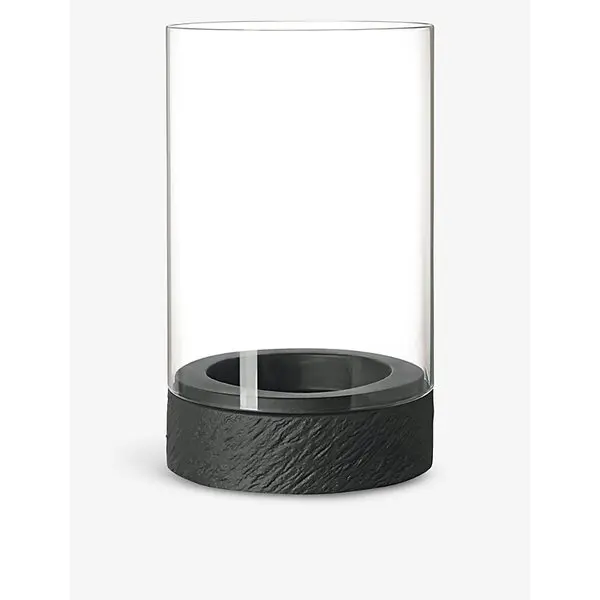 VILLEROY & BOCH Rock Large Glass Candle Holder 27cm - One-color