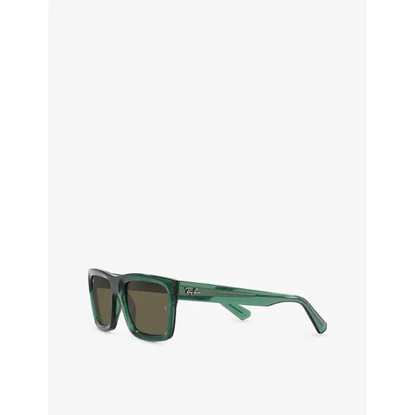 Ray-ban Warren Rectangle-frame Sunglasses - Green