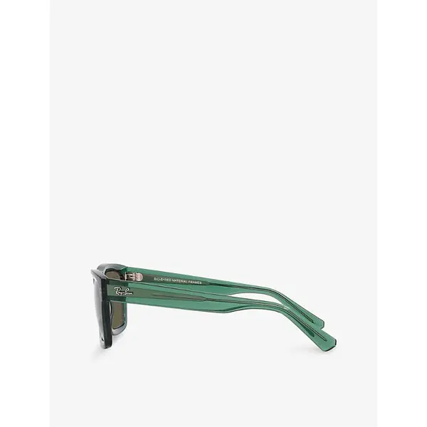Ray-ban Warren Rectangle-frame Sunglasses - Green