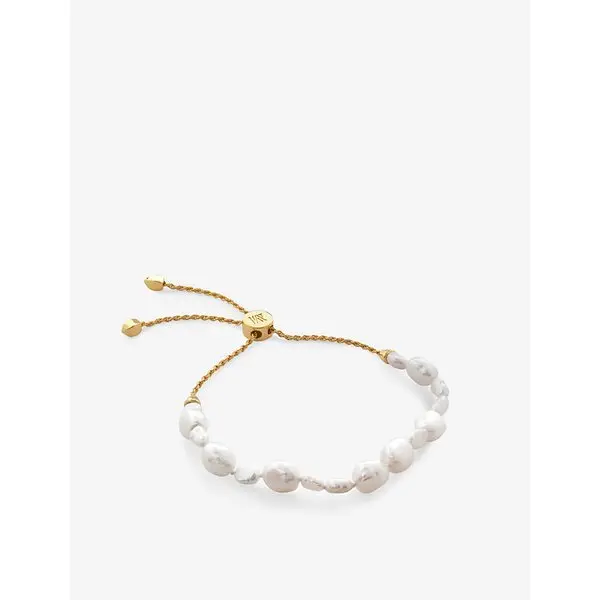 Monica Vinader Nura Supersized Pearl Bracelet - Yellow Gold