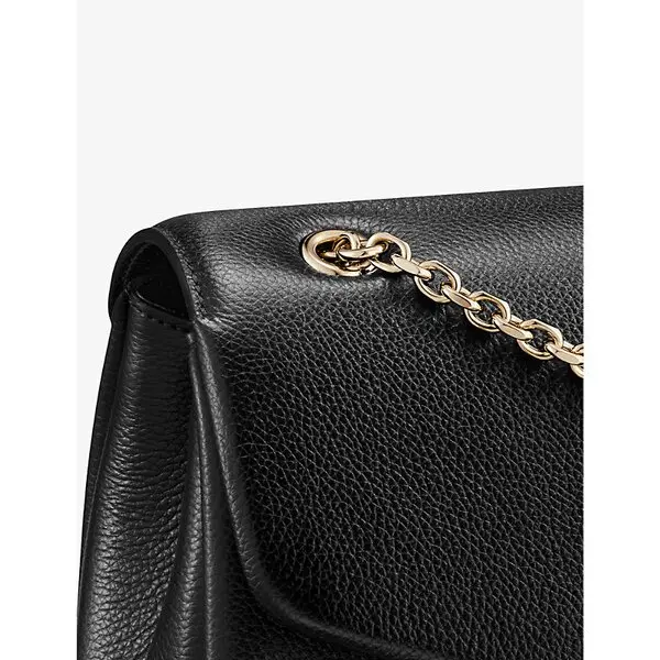 Cartier Panthère De Small Leather Cross-body Bag - Black