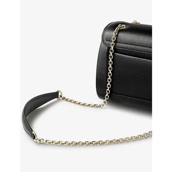 Cartier Panthère De Small Leather Cross-body Bag - Black