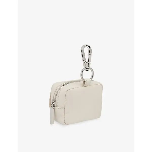 Whistles Bibi Leather Keyring - White