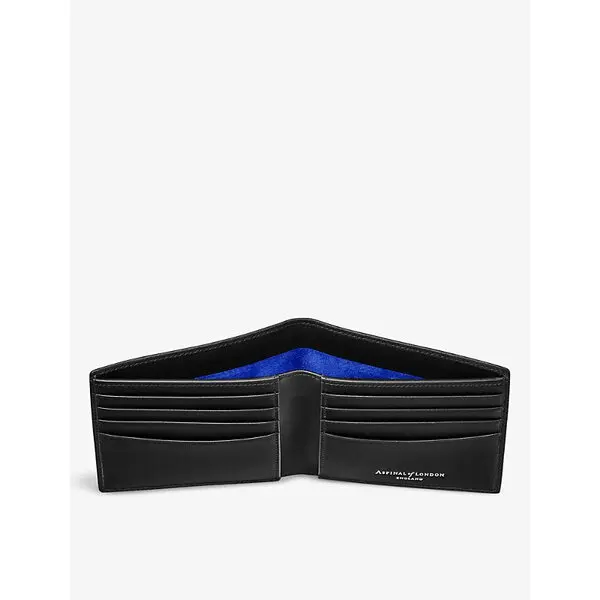 ASPINAL OF LONDON Billfold Logo-embellished Leather Wallet